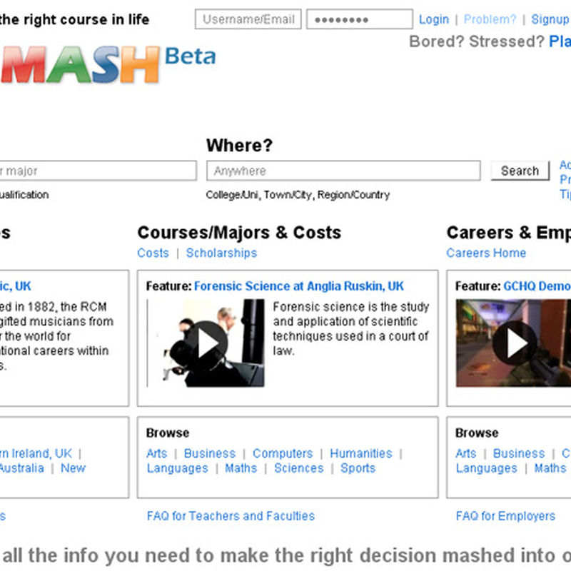 StudentMash - Projects
